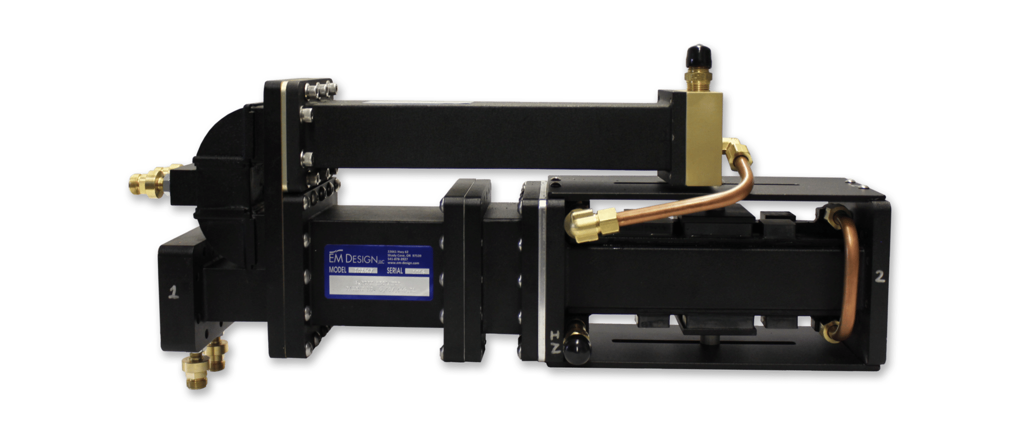 S-Band Distributed 3 Port Isolator Assembly 8KW Average Power